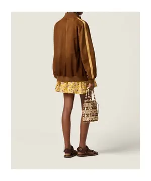 Miu Miu Waxed Suede Jacket