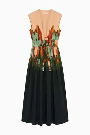 Ulla Johnson Lucine Deep V Cotton Dress