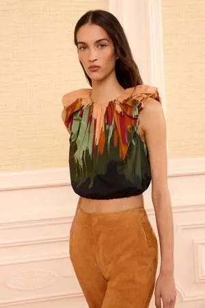 Ulla Johnson Gracie Cotton Top - Agate