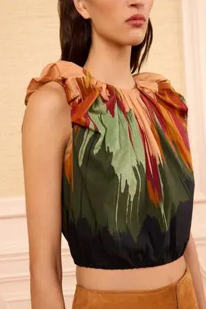 Ulla Johnson Gracie Cotton Top - Agate