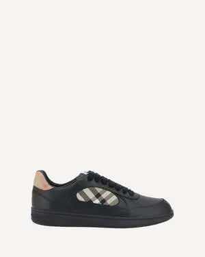 Burberry Leather Sneakers - Black