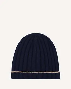 Brunello Cucinelli Cashmere Beanie Hat - Blue