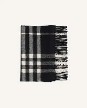 Burberry Embroidered Cashmere Scarf