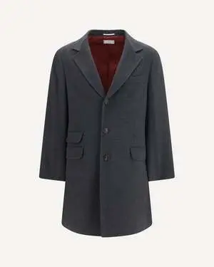 Brunello Cucinelli Cashmere Coat - Grey
