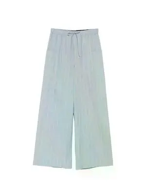 MARINA YEE Striped Drawstring Trousers