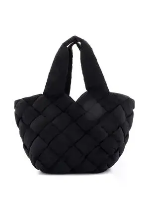 Bottega Veneta Cassette Paper Intrecciato Tote Bag - Black