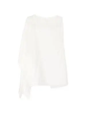 RUOHAN Sleeveless Draped Top