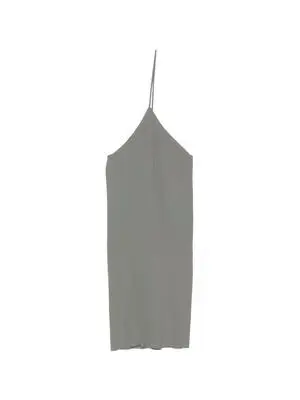 Rick Owens Asymmetric Bias-cut Dress - Grey