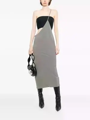 Rick Owens Asymmetric Bias-cut Dress