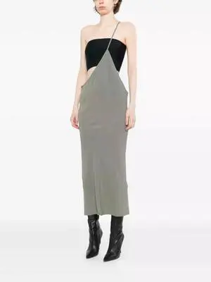 Rick Owens Asymmetric Bias-cut Dress