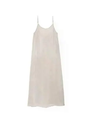 UMA WANG Anaya Spaghetti-strap Dress - Neutrals