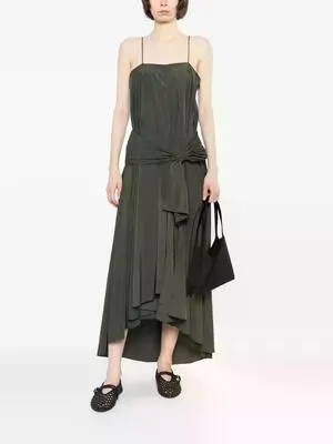 SYSTEM Asymmetric Spaghetti-strap Dress