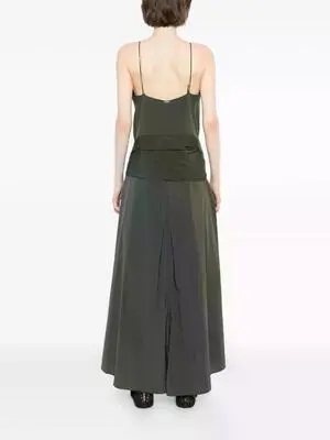 SYSTEM Asymmetric Spaghetti-strap Dress