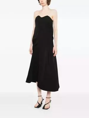 ALAINPAUL Off-the-shoulder Bustier Dress