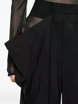 ALAINPAUL Alain Paul Tailored Trousers With Logo Waistband
