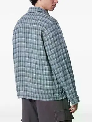 A BATHING APE Check Zip-up Shirt
