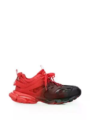 Balenciaga Track Gradient Panelled Sneakers - Red