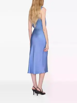 ANINE BING Bar Silk Skirt