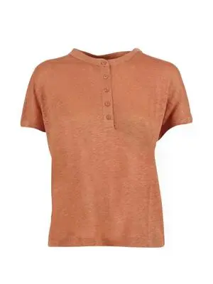 KANGRA Linen T-shirt - Orange