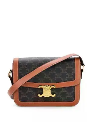 Celine Triomphe Shoulder Bag - Brown