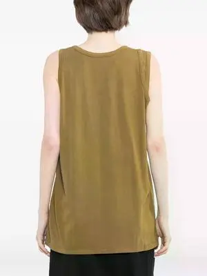 MARINA YEE Layered-neck Tank Top