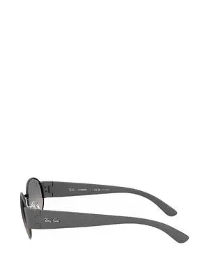 Ray-ban Round Frame Sunglasses With Gradient Lenses