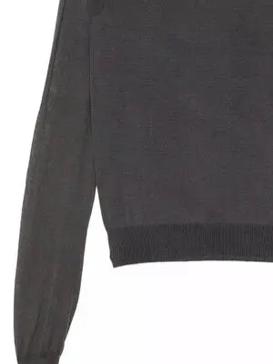 SYSTEM Contrast-panel Knitted Top