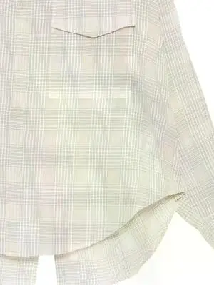 SYSTEM Transformable Checked Shirt