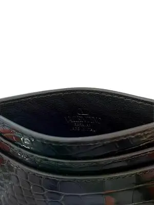 Valentino Garavani Vlogo Signature Cardholder - Black