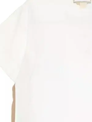 LITKOVSKA Chiffon-stripe Cotton T-shirt
