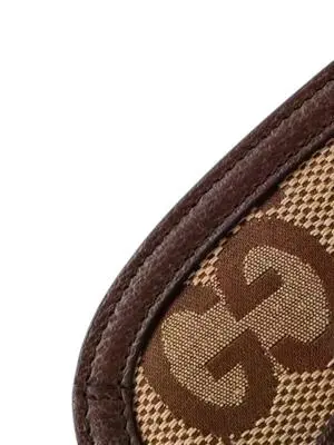 Gucci Jumbo Gg Canvas Mini Crossbody Bag - Brown