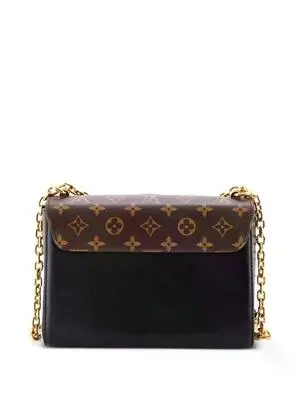 LOUIS VUITTON Twist Handbag Limited Edition Brogue Reverse Monogram Canvas Mm Shoulder Bag - Brown
