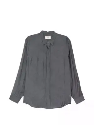 SYSTEM Concealed-button Shirt - Grey