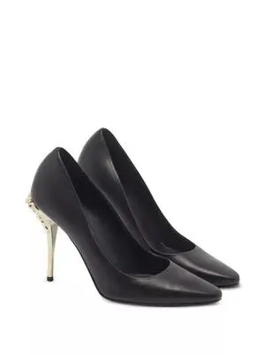 Versace Medusa Pointed-toe Pumps - Black