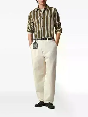 Paul Smith Logo Patch Straight Leg Trousers