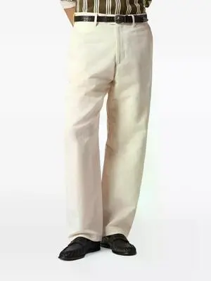 Paul Smith Logo Patch Straight Leg Trousers