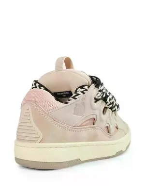 LANVIN Curb Zigzag-lace Sneakers