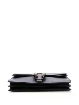 Gucci Dionysus Leather Medium Shoulder Bag - Black