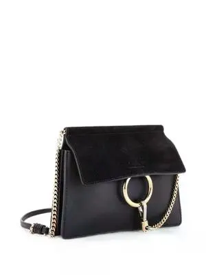 Chloé Faye Chain Shoulder Bag - Black