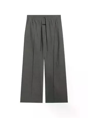 Fear Of God Drawstring-waist Oxford Trousers - Grey