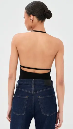 COURREGES Bikini Jersey Top