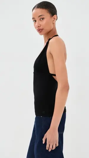 COURREGES Bikini Jersey Top