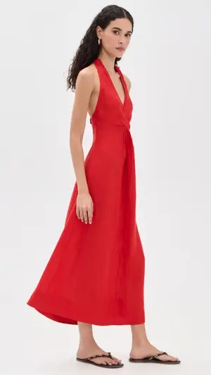 APIECE APART Salome Halter Maxi Dress