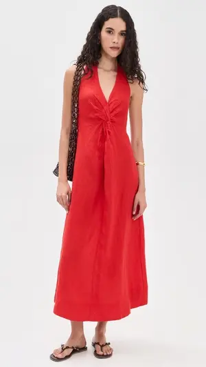 APIECE APART Salome Halter Maxi Dress