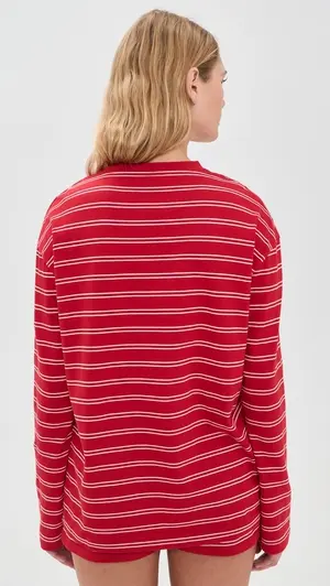 SPORTY & RICH Signature Logo Easy Tee