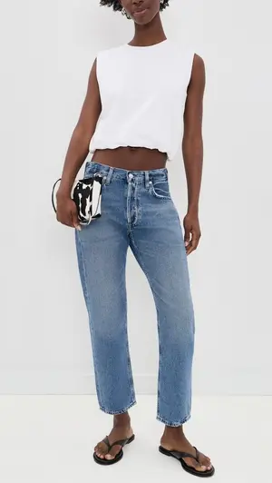 Citizens Of Humanity Winslow Boyfriend Cropped Jeans - Solstice