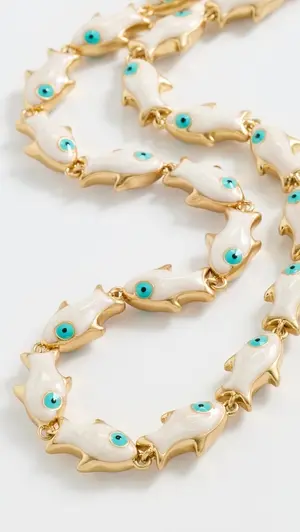 Clare V. Pearl Sardine Necklace