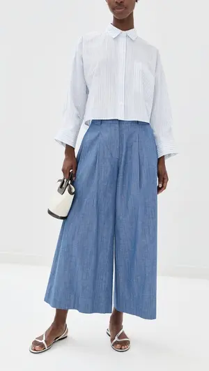 APIECE APART Elan Midrise Palazzo Pants