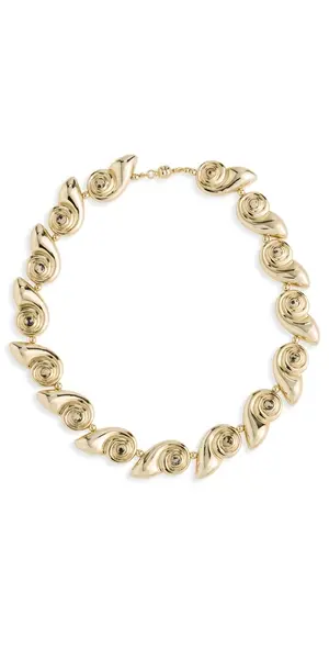 LUV AJ The Palma Shell Statement Necklace