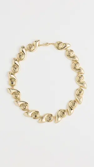 LUV AJ The Palma Shell Statement Necklace